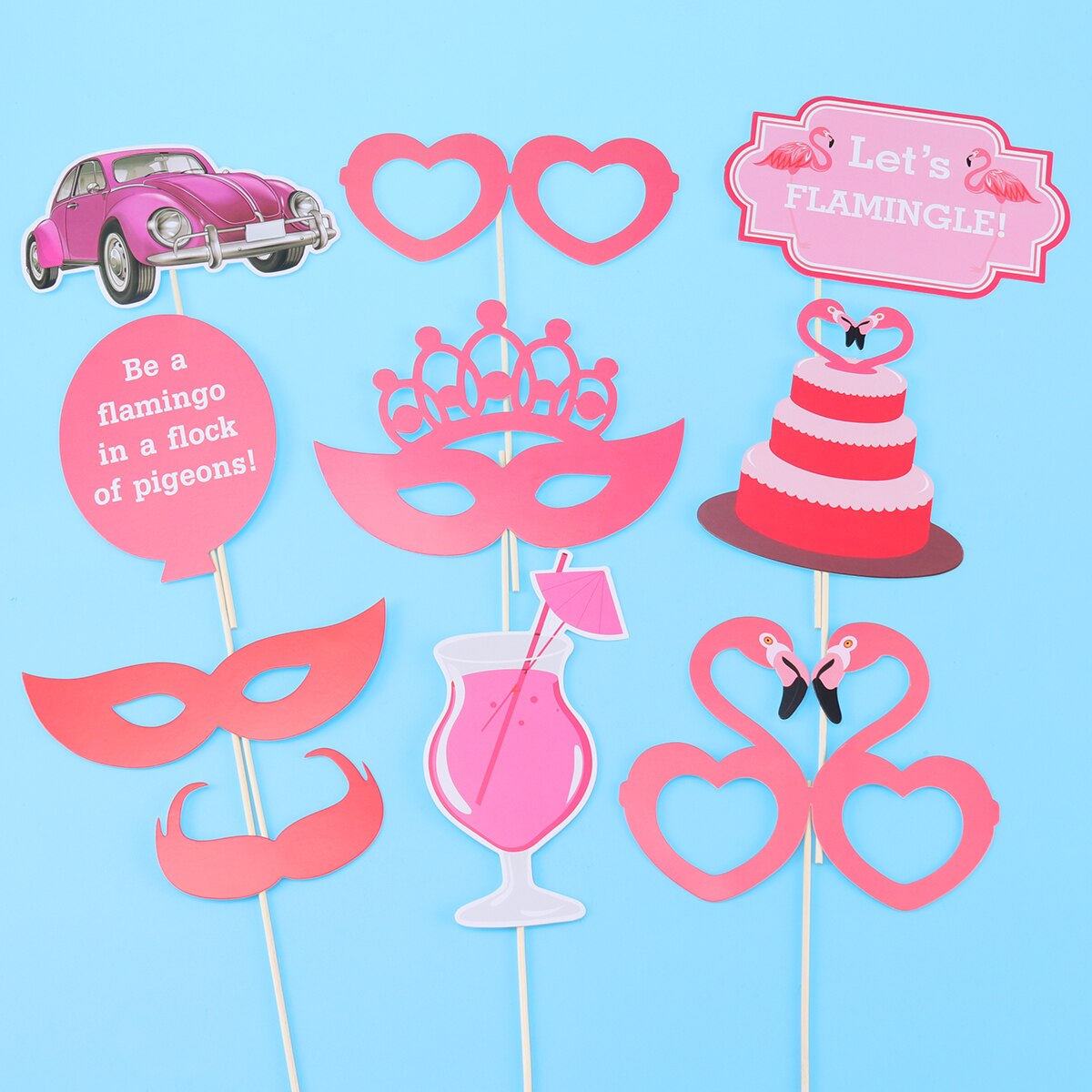 32pcs Hawaiian Photo Booth Props Kit Photo Props B... – Grandado