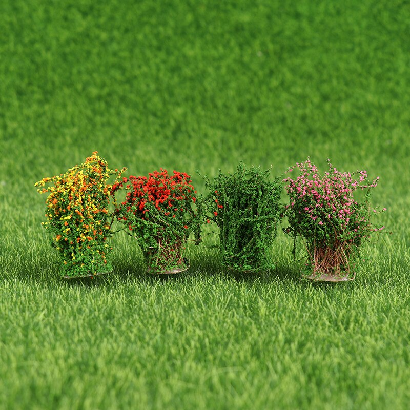 1/12 Dollhouse Miniature Multicolor Flower Bush Gr... – Vicedeal
