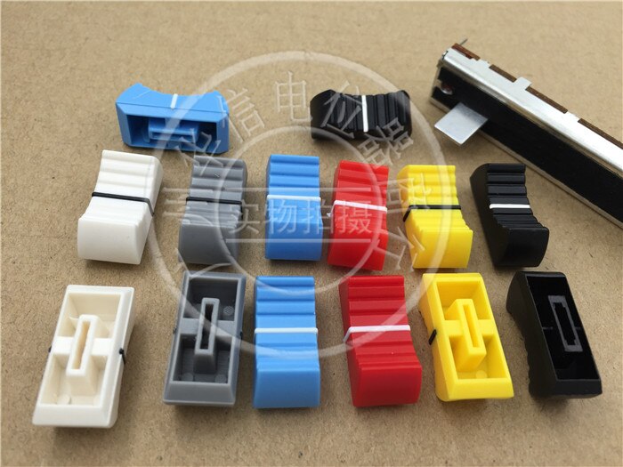 60 pcs 8mm gat mixer fader knop cap voor potentiom... – Grandado
