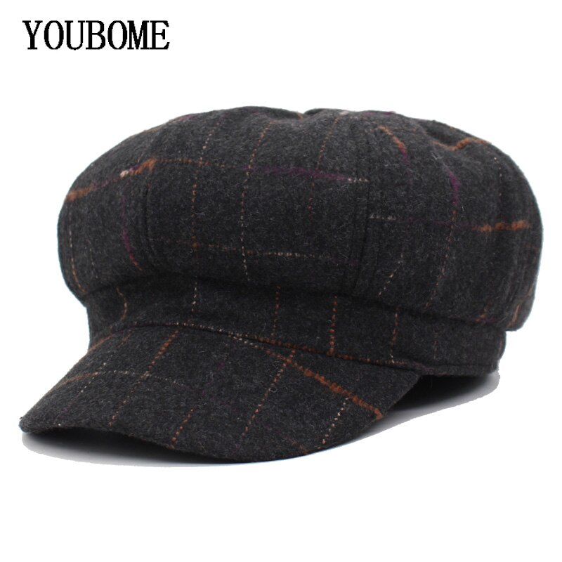 YOUBOME Newsboy Cap Women Octagonal Hats For Women... – Vicedeal