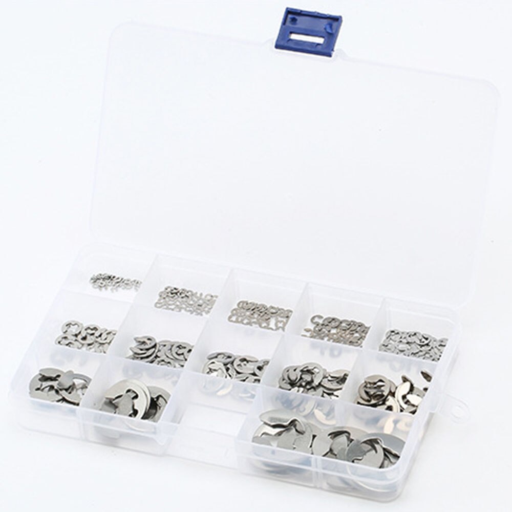 290Pcs/Box 304 Edelstahl E Clip Sicherungsring Sch... – Grandado