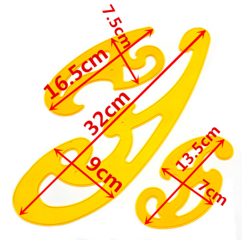 Plastic French Curve Ruler Multi cloud Shape Drawi... – Grandado