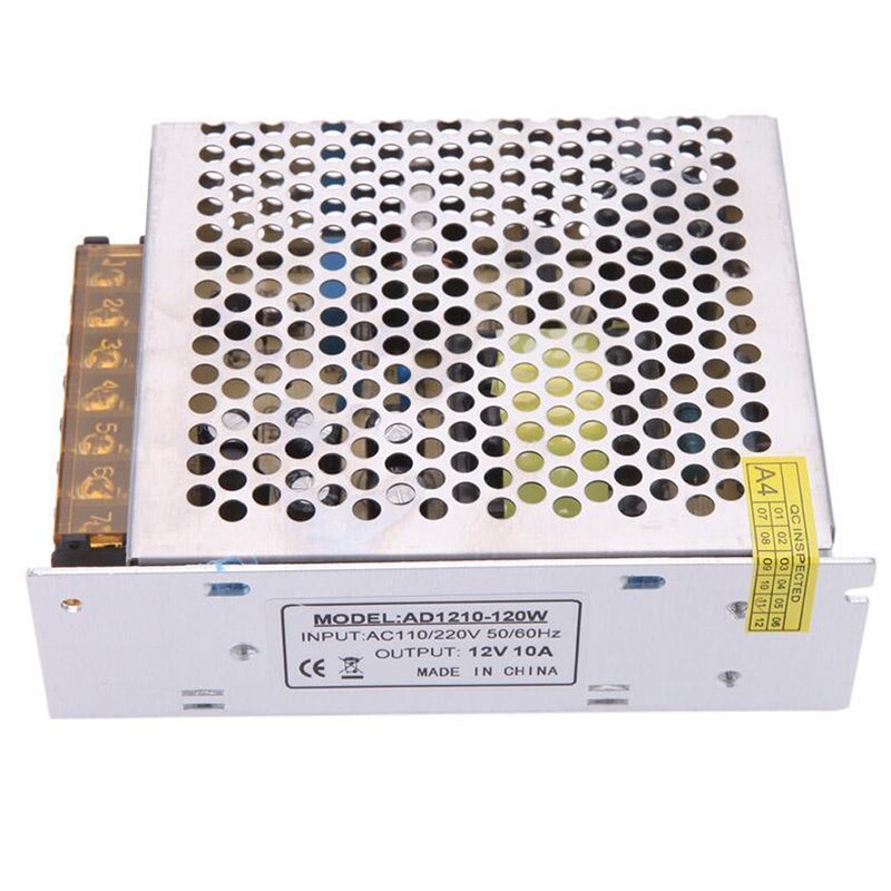 AC 110/220V to DC 12V 10A 120W Voltage Transformer... – Grandado