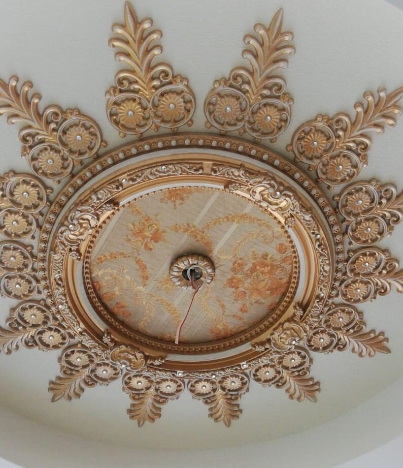 Decogold 60 cm Round Palace ceiling navel ceiling ... – Vicedeal