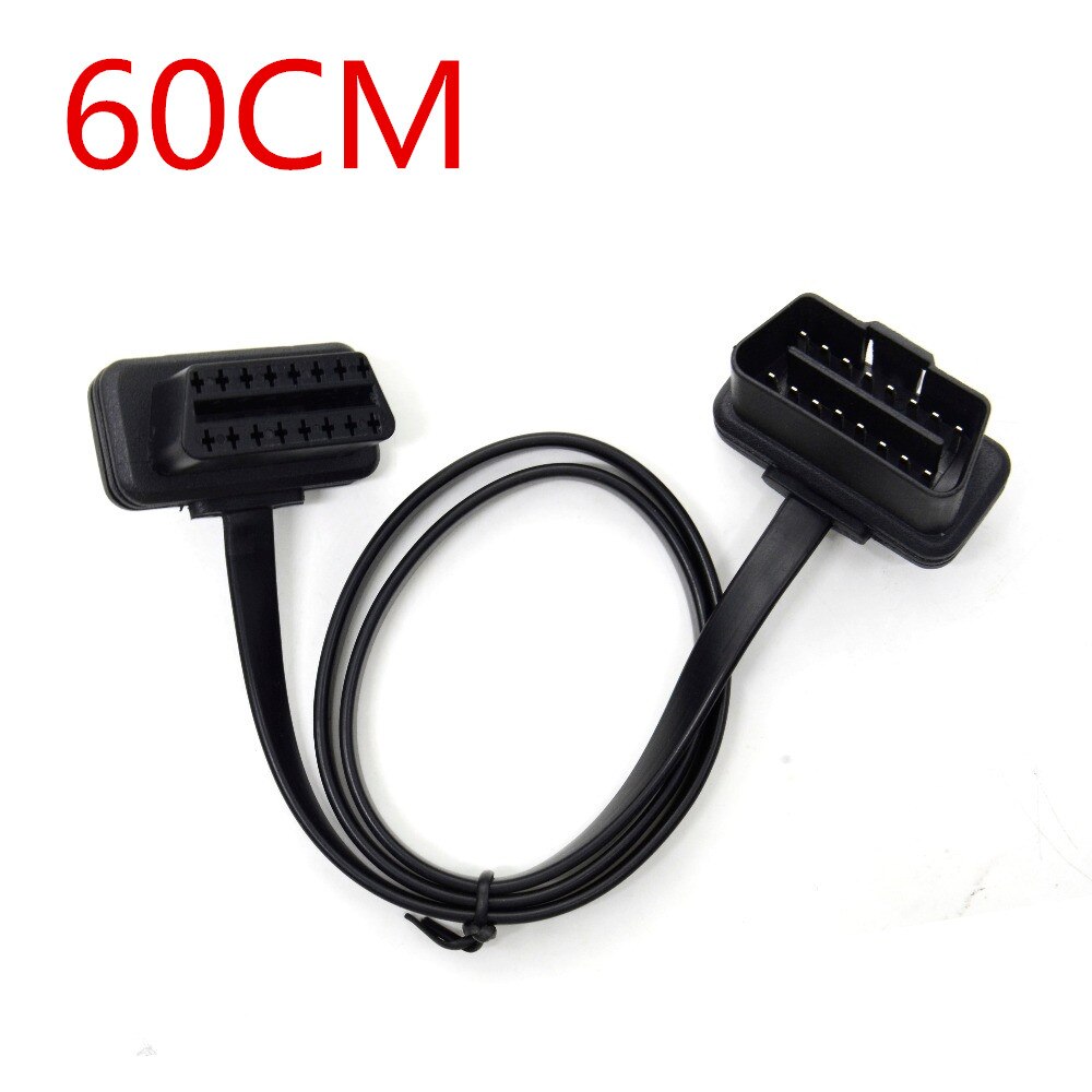 30/60/100Cm Platte + Dunne 16 Pin Socket Obd Obdii... – Vicedeal