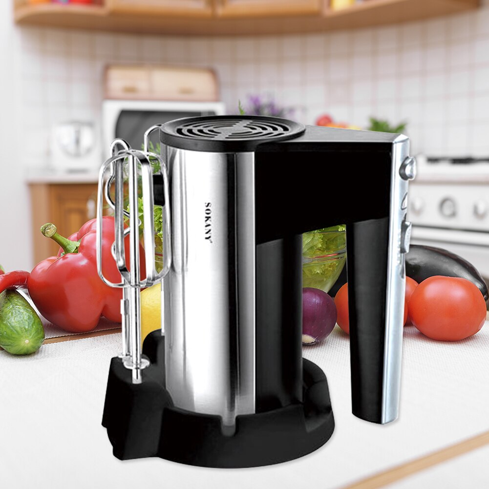 300W Rvs Elektrische Handheld Mixer Deeg Blender M... – Vicedeal