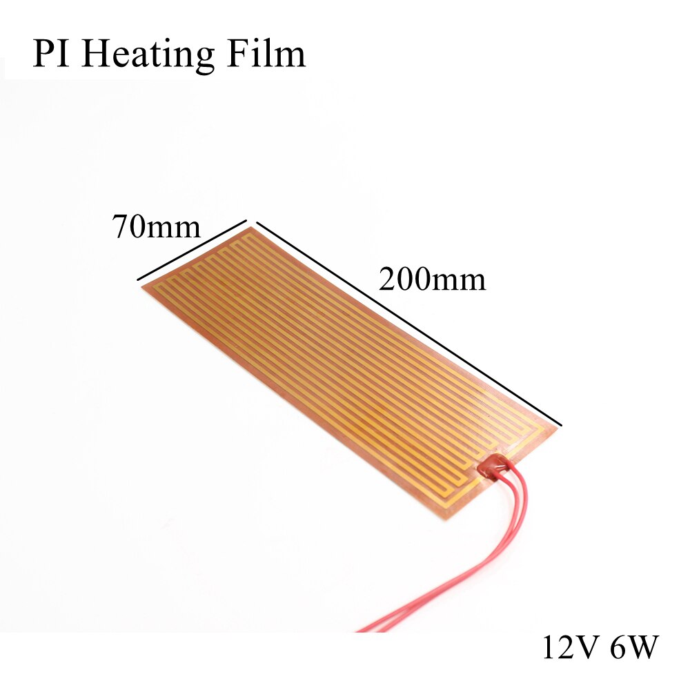 200mmx70mm 24V 24W PI Heating Film Plate Polyimide... – Grandado