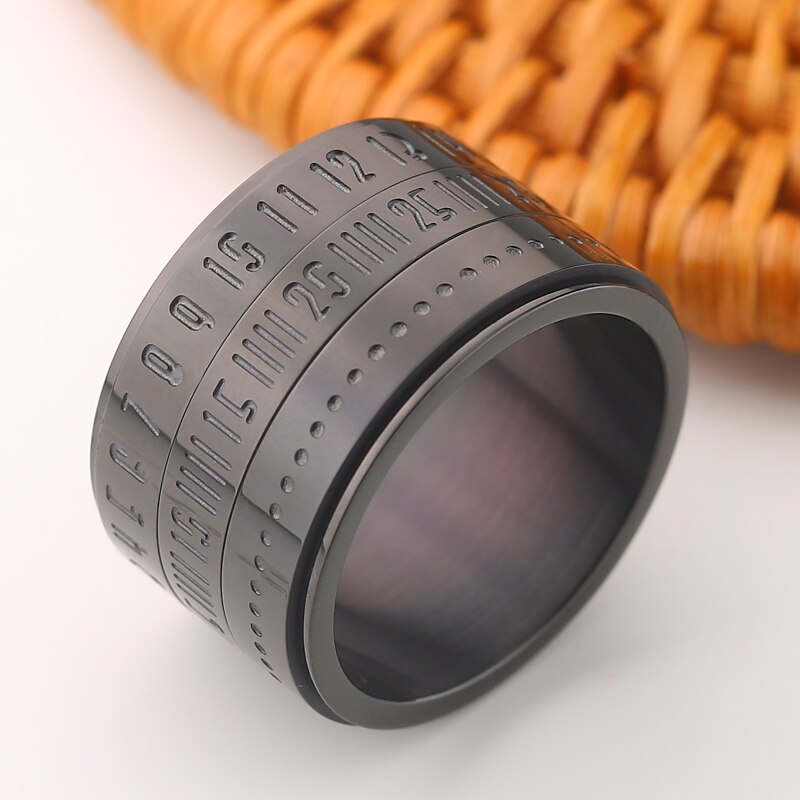 Goth Digital Ring Thumb Signet Ring Man Adjustable... – Grandado