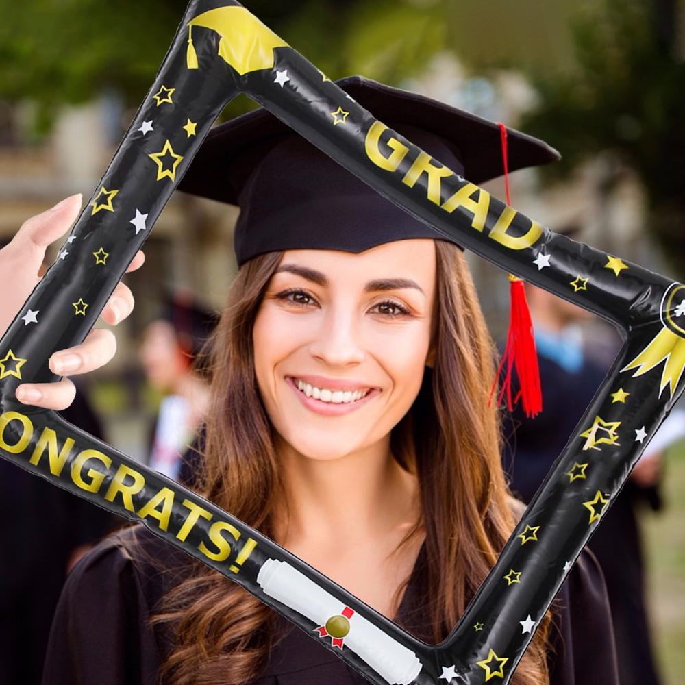 Graduation season photo frame Inflatable photo fra... – Grandado