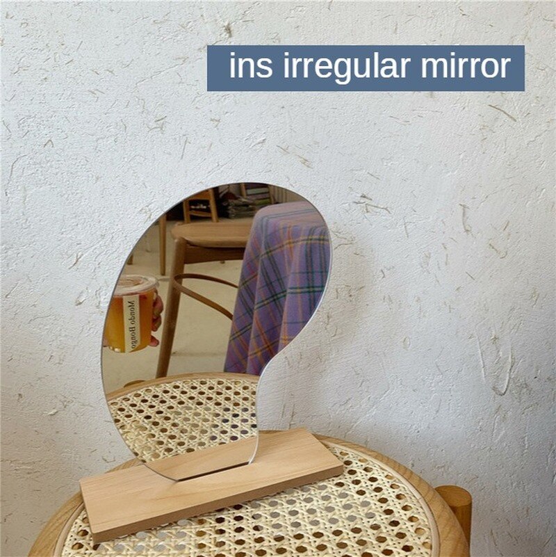Korean style Makeup Mirror Ins Irregular Acrylic D... – Vicedeal