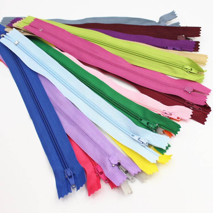 20cm Long Zipper #3 Closeed Nylon Coil Zippers Sew... – Grandado