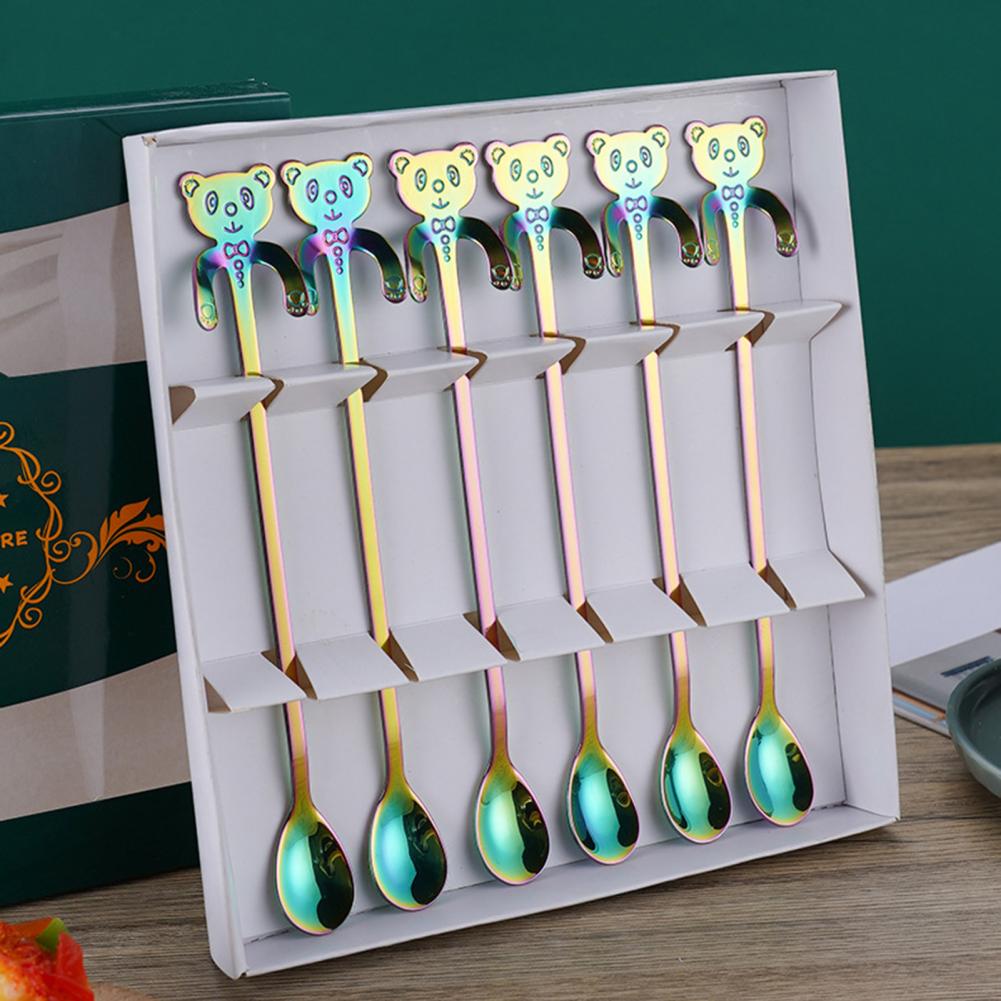 1 Set Mixing Spoon Beauty Ice Cream Mini Spoon Foo... – Grandado