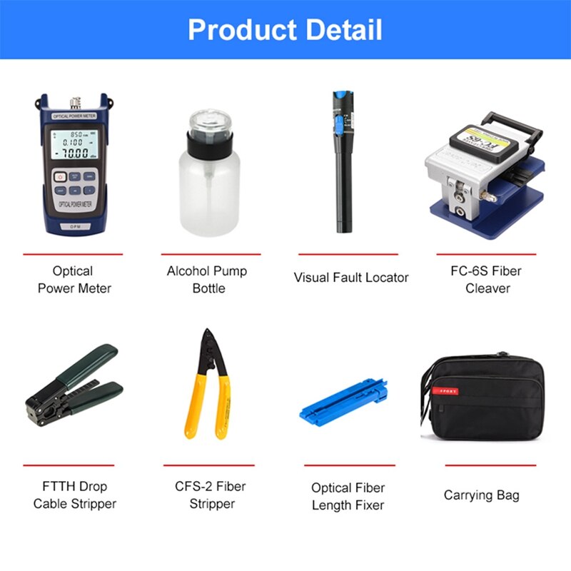 FC-6S FTTH Optic Kit Assembly Termination Tool W/F... – Vicedeal