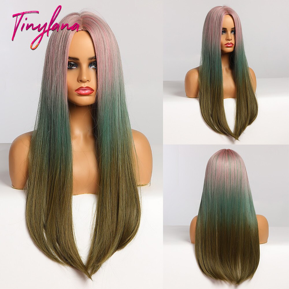 Tiny Lana Hoogtepunt Lange Rechte Synthetische Pru... – Grandado