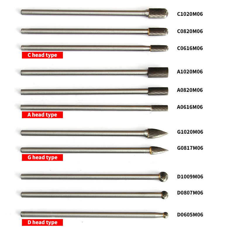 150mm Length 1Pcs Tungsten Carbide Rotary Files Cy... – Grandado