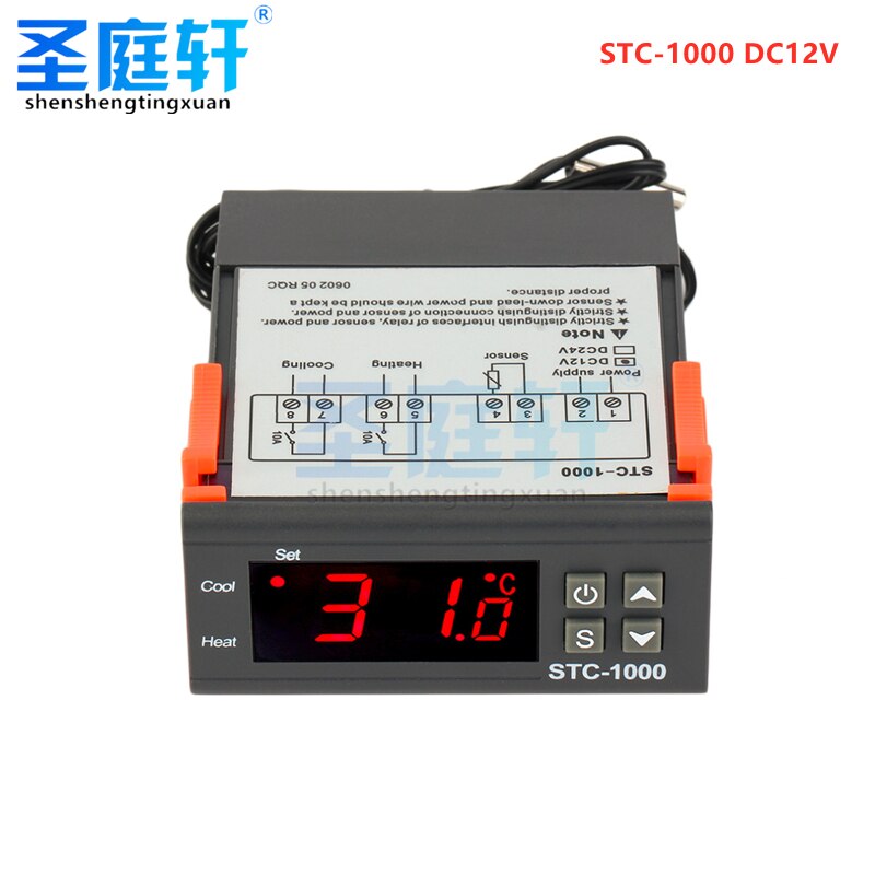 Digital Temperature Controller Thermostat Thermore... – Grandado