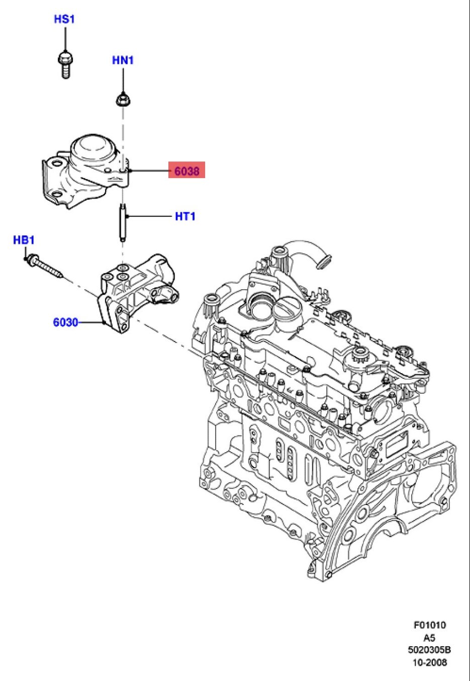 Motor Motor Transmissie Mount Kit Motor Voet Lijm ... – Vicedeal