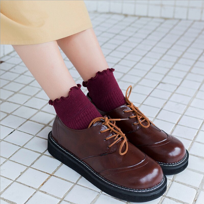 Streetwear Candy Color Women Pink Socks Kawaii Muj... – Vicedeal