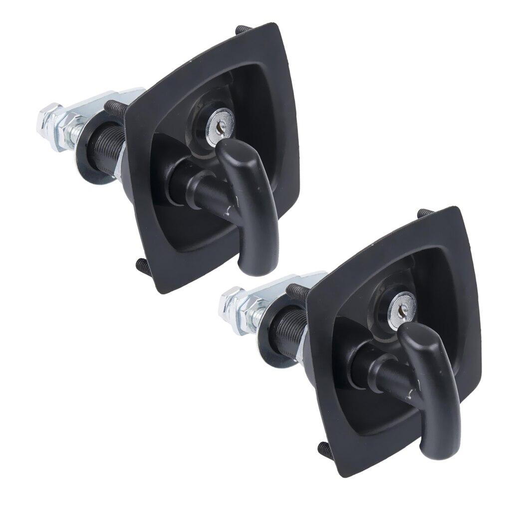 2 pack of Black Submerged Folding T Lock / Handle ... – Grandado