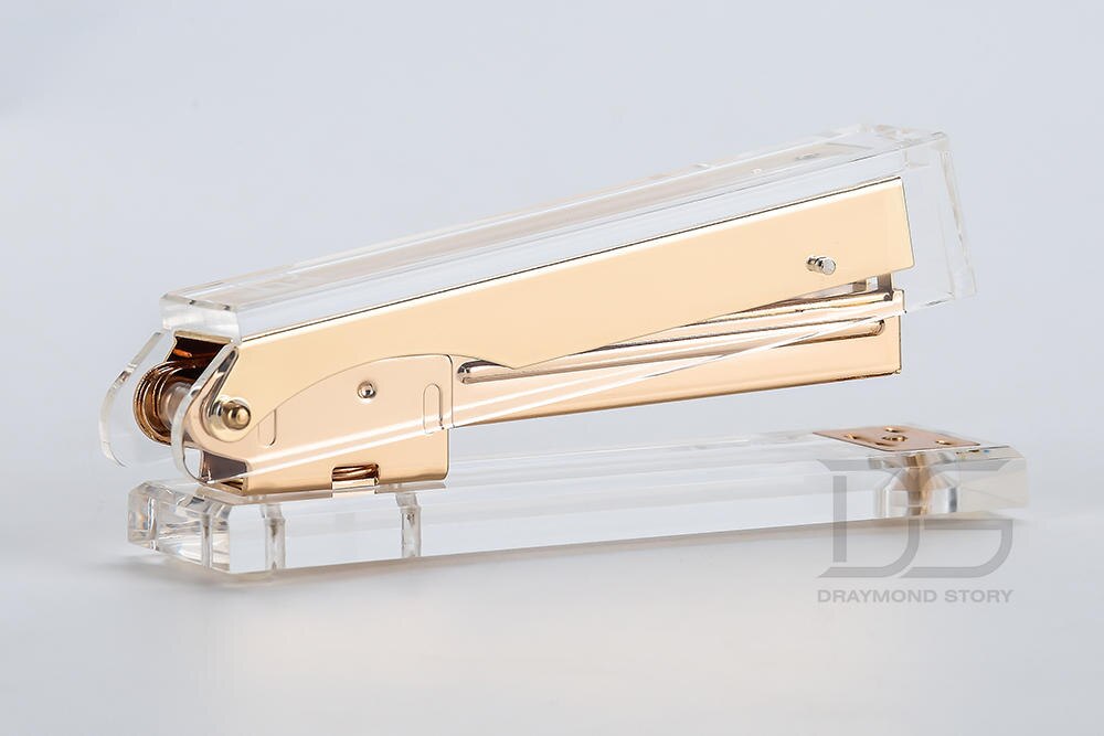 Acrylic Gold Stapler Bundle: 1) Stapler 1) Staple ... – Grandado