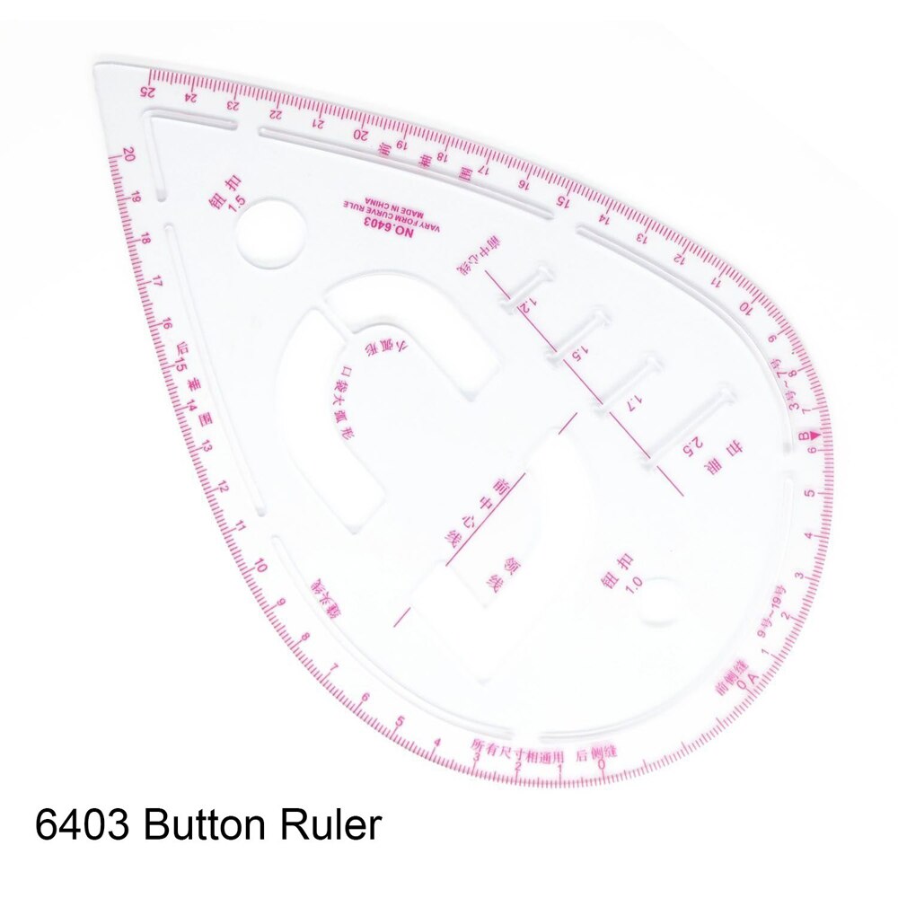 7pcs Sewing Ruler Curve Set Cutting Ruler Yardstic... – Vicedeal