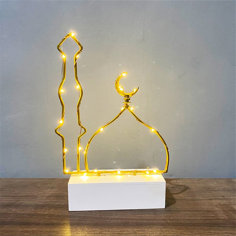Moslem Mosque Moon-shaped Lamp for Home Decoration... – Grandado