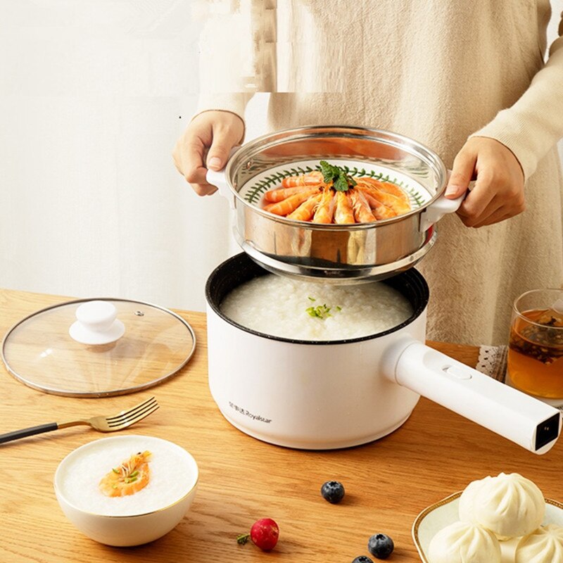 220V 800W 1.5L Electric Cooking Pot Non-Stick Mult... – Vicedeal