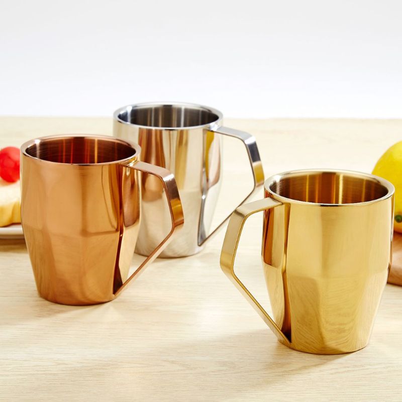 340ml Stainless Steel Mug Cup Double Wall Portable... – Vicedeal