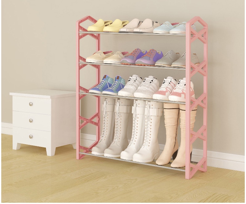 Simple shoe cabinet plastic shoe rack simple moder... – Grandado