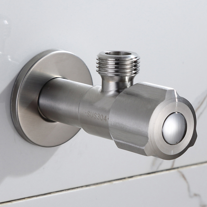 Stainless Steel Angle Valve Bathroom Thicken Trian... – Grandado