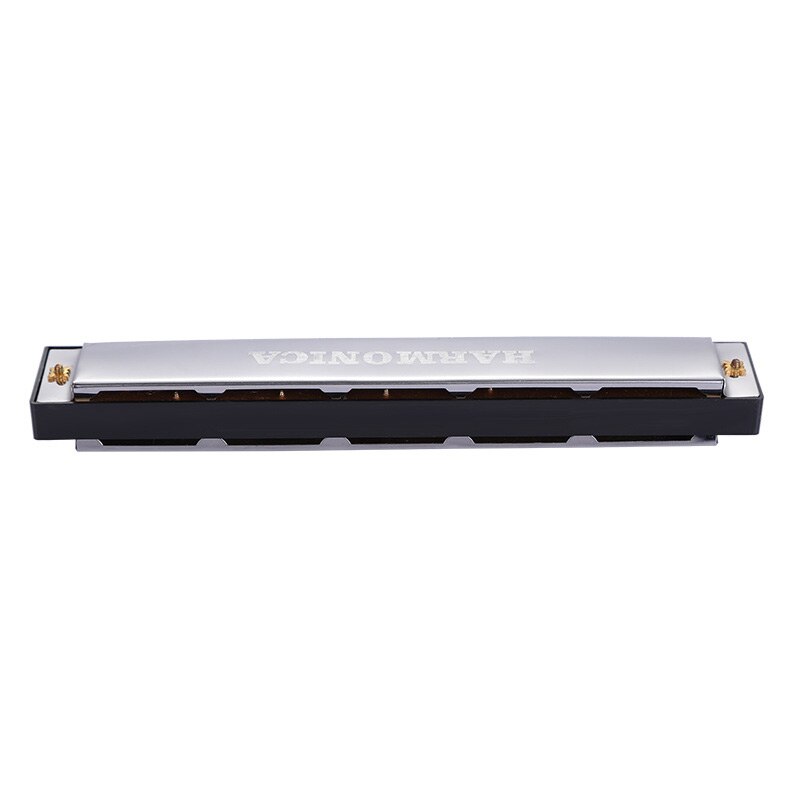 24 Holes Double Row Tremolo Harmonica Copper Plate... – Vicedeal