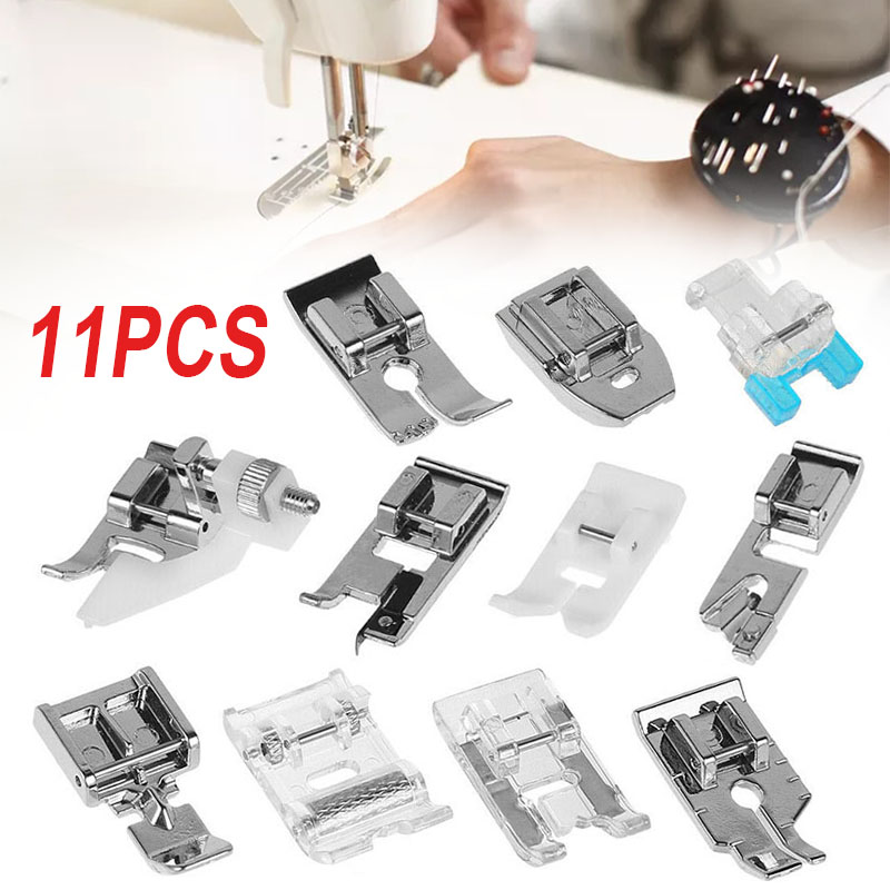 11PCS Sewing Machine Presser Feet Tool Kit Metal S... – Vicedeal