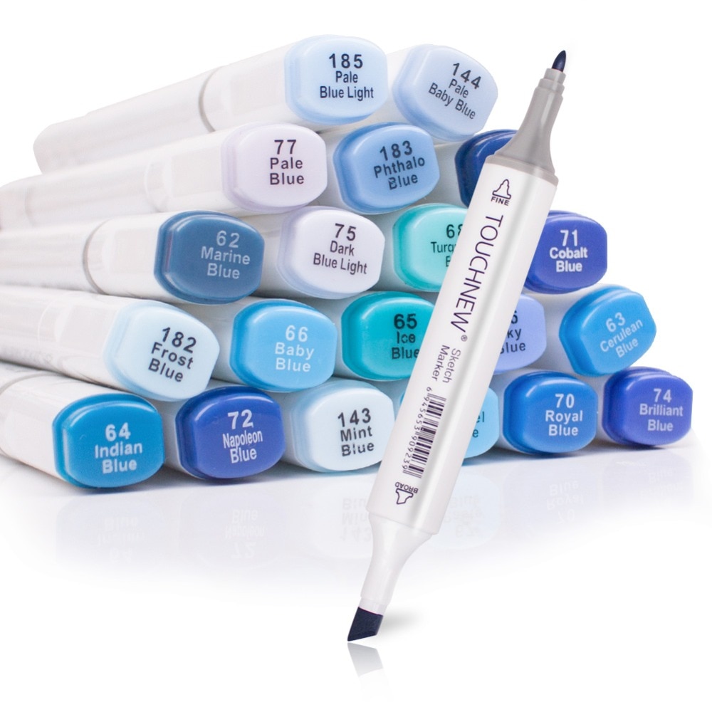 Dual Tip Ocean Sky Art Markers Set- Permanent Sket... – Vicedeal