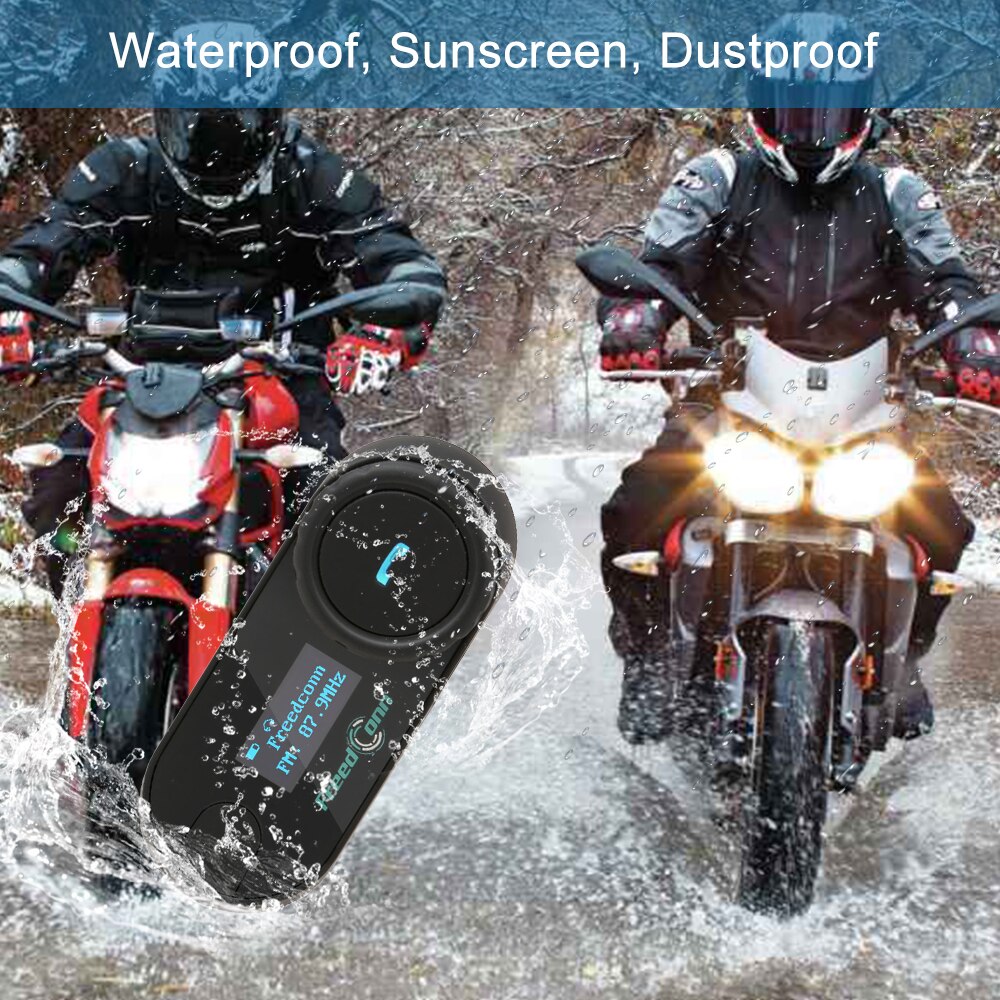 TCOM-SC d'origine BT Bluetooth étanche casque de m... – Grandado