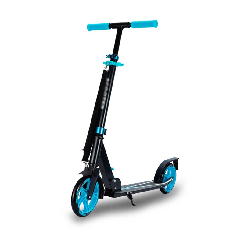 Foldable PU 2 wheel kick scooter aluminum alloy ch... – Grandado