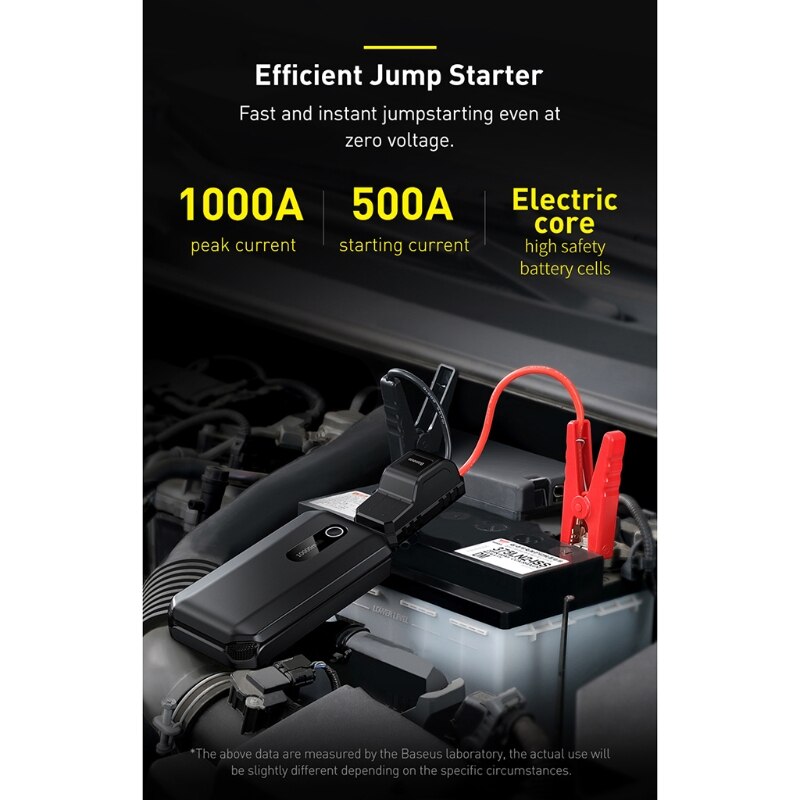 Voertuig Jump Starter Met Smart Klem Kabels 10000M... – Vicedeal
