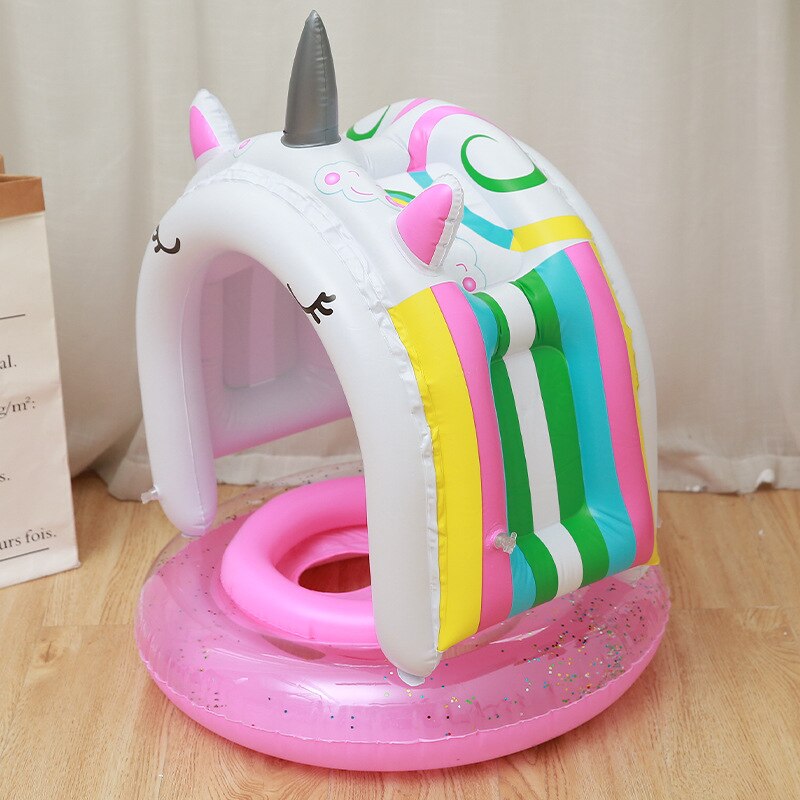 cute baby unicorn Inflatable Ring Children floatin... – Vicedeal