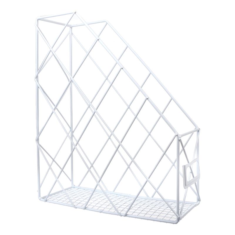 Modern Desktop Book Storage Rack Iron Bookshelf Or... – Vicedeal