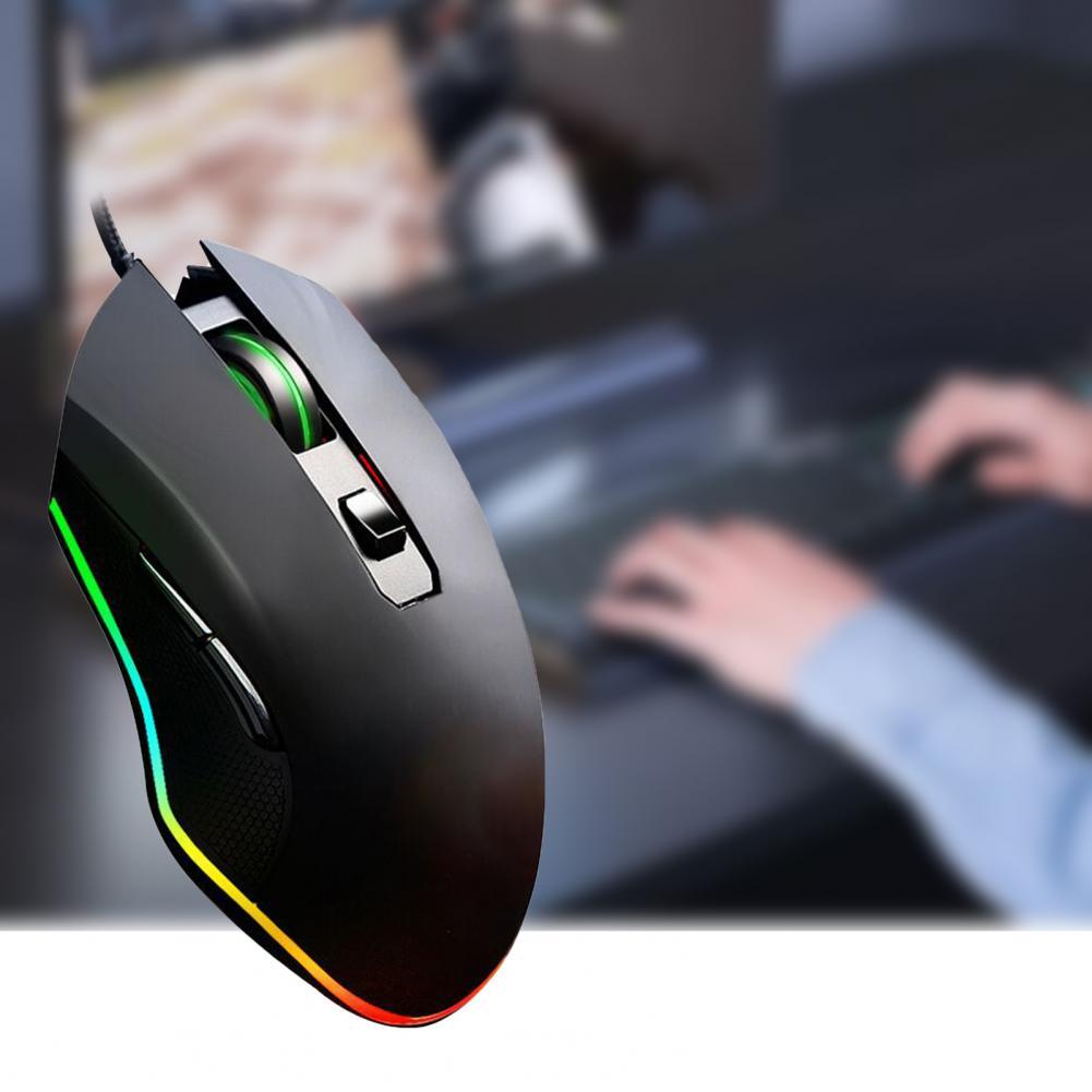 80% Off V1 Mouse USB Non-slip 6 Buttons Wired RGB ... – Vicedeal