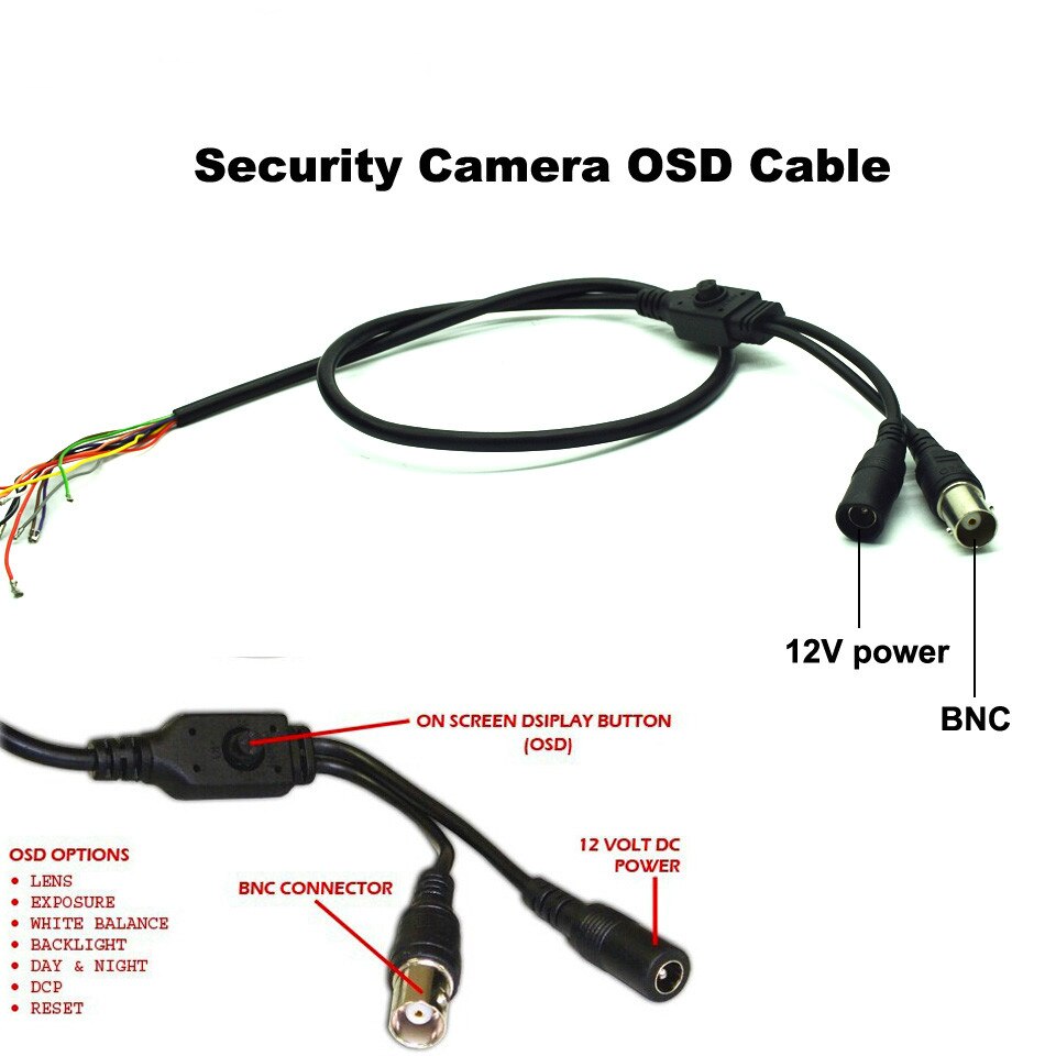 OSD cable for SONY EFFIO-E camera or Other camera ... – Grandado