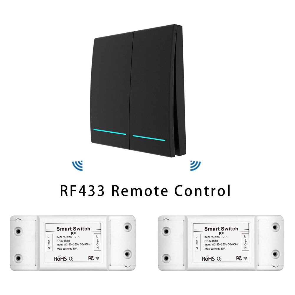 433Mhz Draadloze Smart Switch Rf Afstandsbediening... – Vicedeal