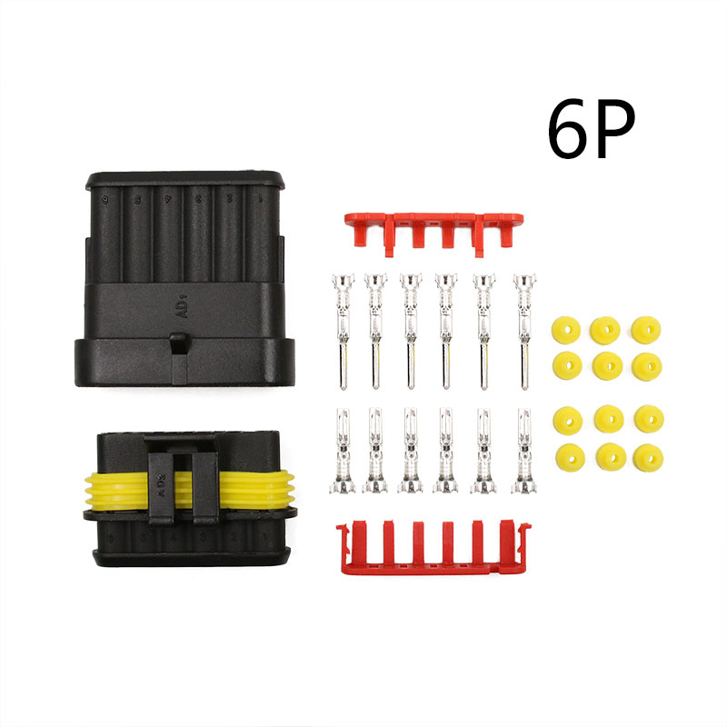 5 sæt kit 1p 2p 3p 4p 5p 6p amp 1.5 stik til han o... – Grandado