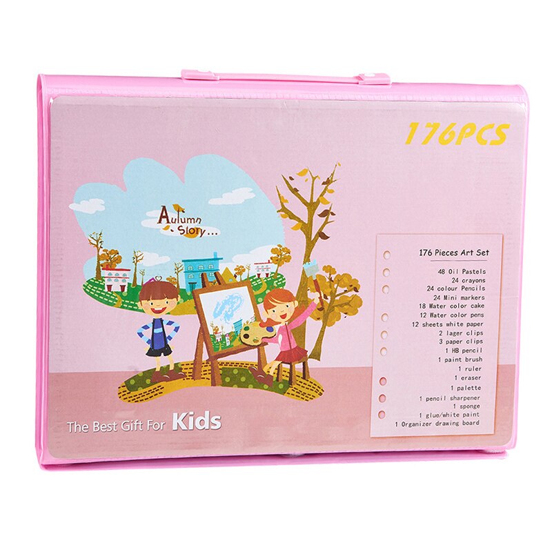 176Pcs/Set Painting Graffiti Paint Brush Kit Kids ... – Grandado