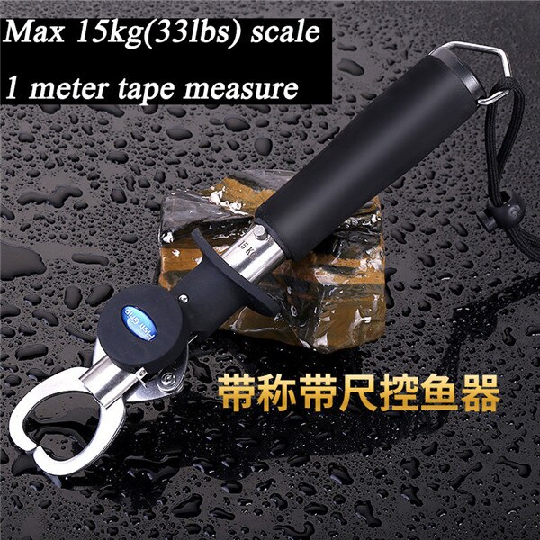 Stainless Steel Fish Grip Weight Scale Tape Measur... – Grandado