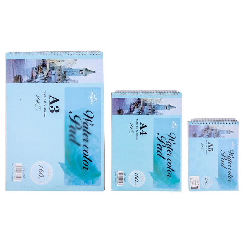 A5/A4/A3 Fijne Aquarel Boek 160G/M2 Travelling Sch... – Vicedeal