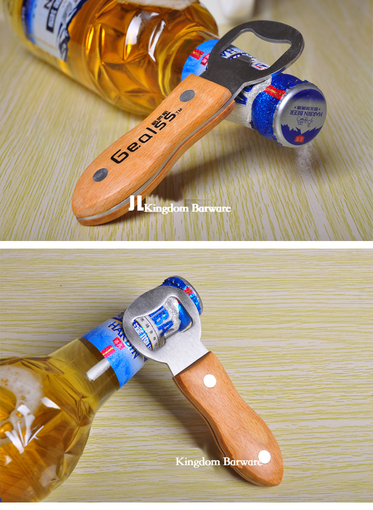 Houten Handvat Bier Flesopener Bar Tool Wijn Acces... – Grandado