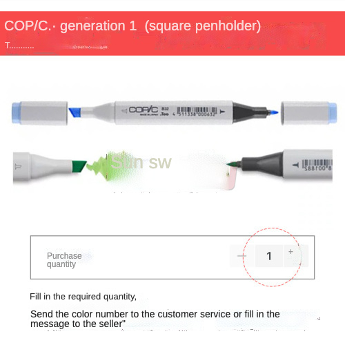 1pc markers Japan copic 1 2 3 generation marker,co... – Grandado