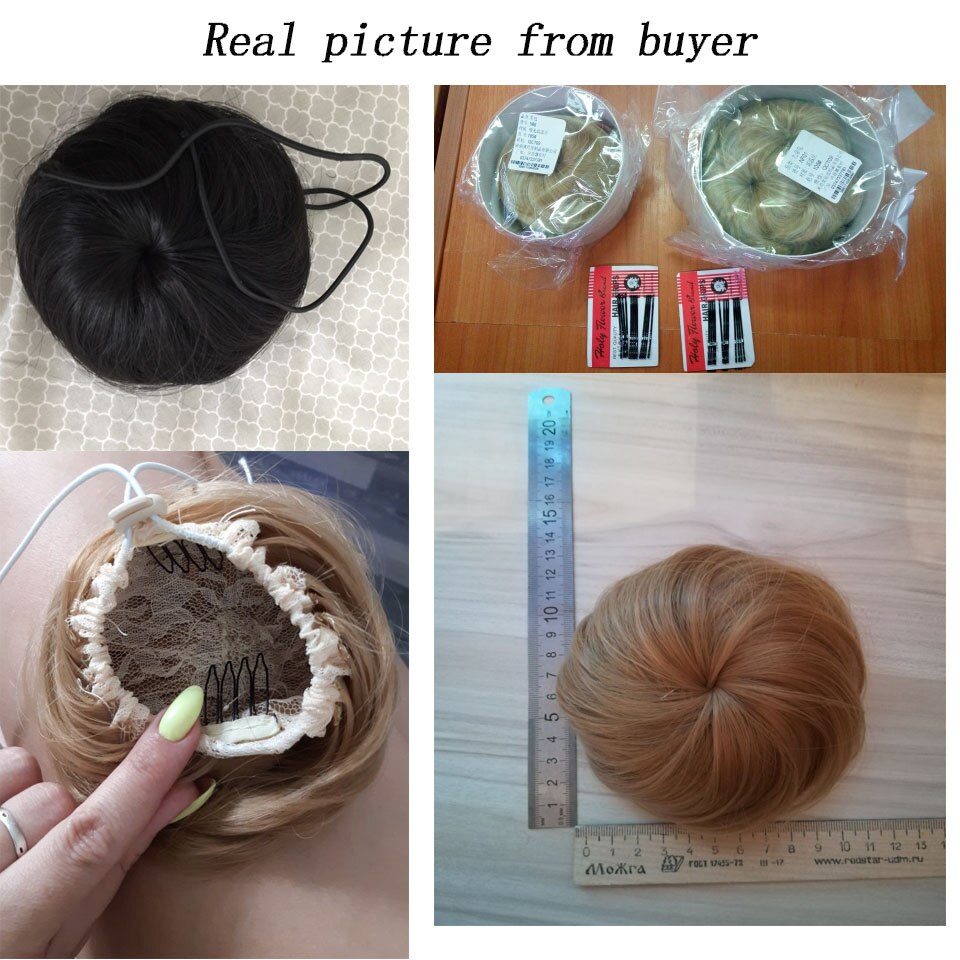 9 Colors Women Chignon Hair Clip In Hairpiece Exte... – Grandado