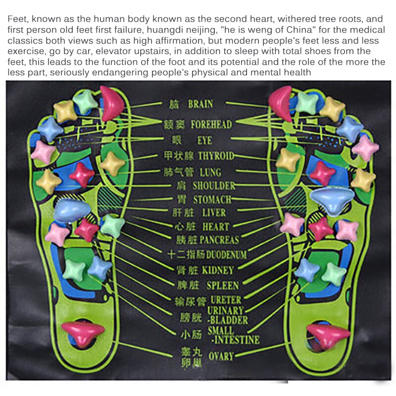 Reflexology Walk Stone Foot Leg Pain Relieve Relie... – Vicedeal