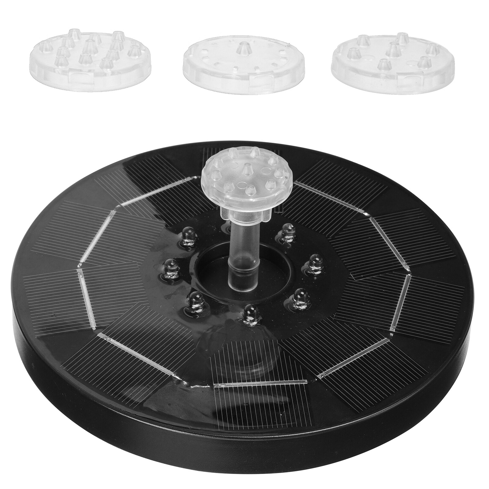 1 set of Solar Fountain with LED Light Pond Founta... – Vicedeal